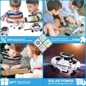 Tomons STEM Toys 6-in-1 Solar Robot Kit Learning Science Building Toys Educational Science Kits Powered by Solar Robot for Kids 8 9 10-12 Year Old Boys Girls Gifts