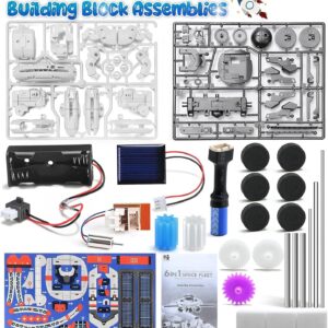 STEM Toys Projects for Kids Age 8-12 Science Kits Solar Robot Space Toys Gifts for 8-14 Year Old Boys Girls DIY Building Experiments Robots for Teenage Kids Ages 8 9 10 11 12 Birthday Gifts Christmas