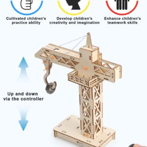 Poraxy 4 in 1 STEM Kits, STEM Projects for Kids Ages 8-12, Assembly 3D Wooden Puzzles, Building Toys, Educational Science Craft Model Kit, Gift for Boys and Girls 8 9 10 11 12 Years Old, Marble Run