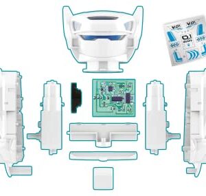 Science4you Watch Bot - Make Your Own Robot Toy, Robotics Kit with Remote Control Toys for Kids, Robot Building Kit + 35 Pieces, STEM Toys and Games, Gift for 8+ year olds Boys