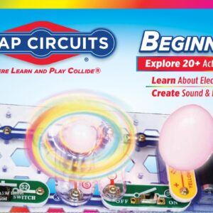 Snap Circuits Beginner, Electronics Exploration Kit, Stem Kit for Ages 5-9 (SCB-20)