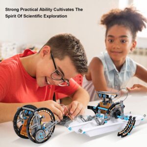 Science Kits for Kids Age 8-12 Solar Robot Kit Learning Building STEM Toys Experiments Projects for Kids 6-8, Educational Solar Robot Toy for 8 9 10 Year Old Boys Girls Christmas Birthday Gifts