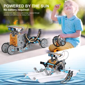 Science Kits for Kids Age 8-12 Solar Robot Kit Learning Building STEM Toys Experiments Projects for Kids 6-8, Educational Solar Robot Toy for 8 9 10 Year Old Boys Girls Christmas Birthday Gifts