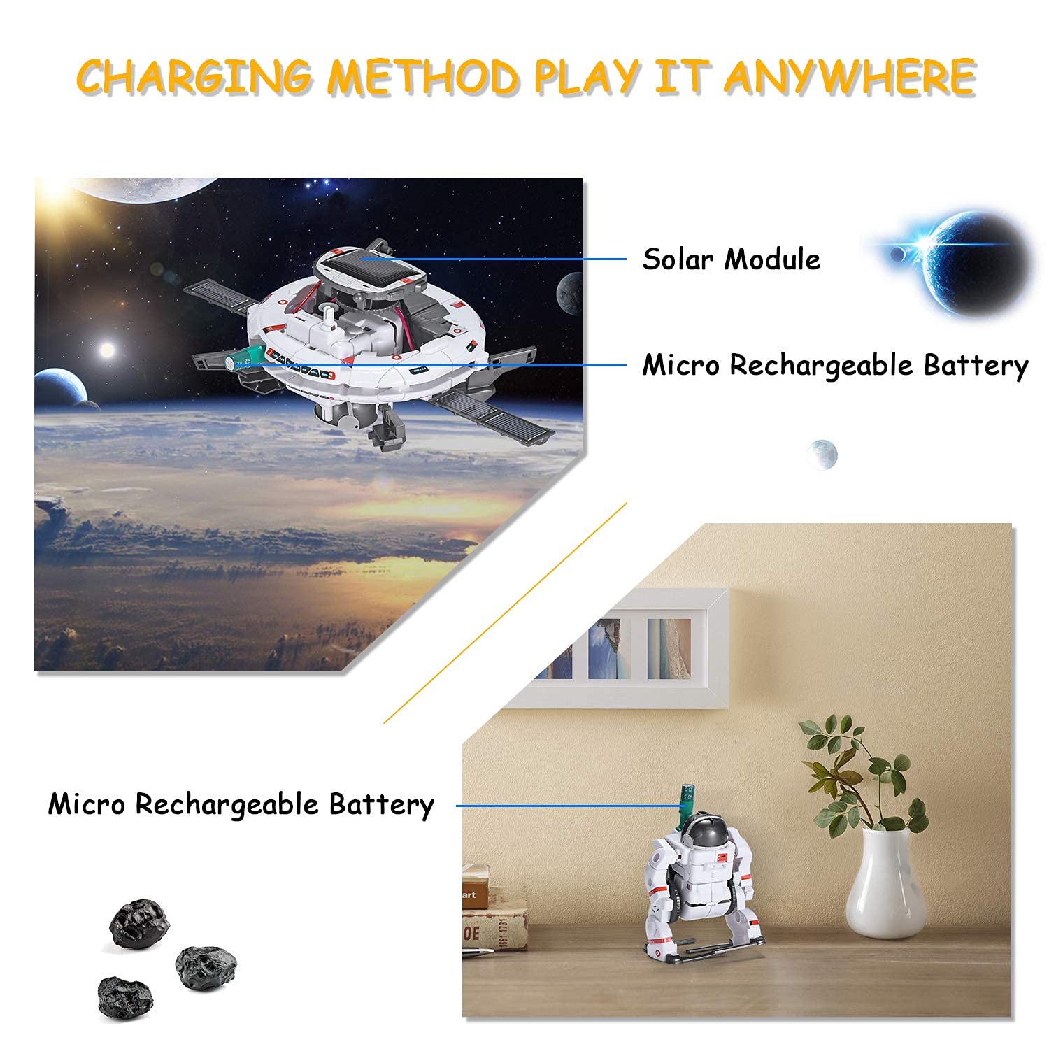 AESGOGO Solar Robot Kit for Kids Ages 8-12