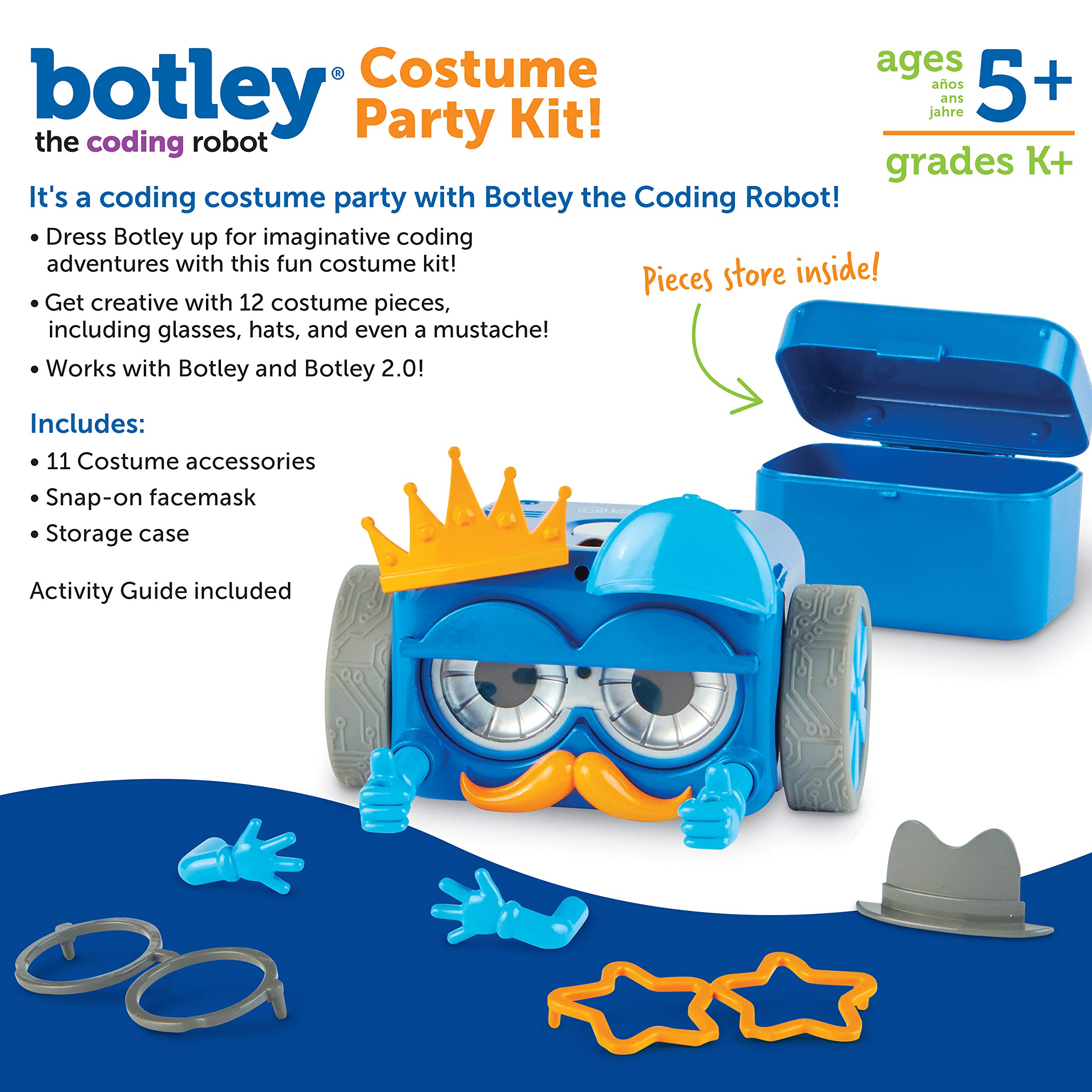 Learning Resources Botley The Coding Robot Costume Party Kit - Coding Robot Accessories, Botley Not Included