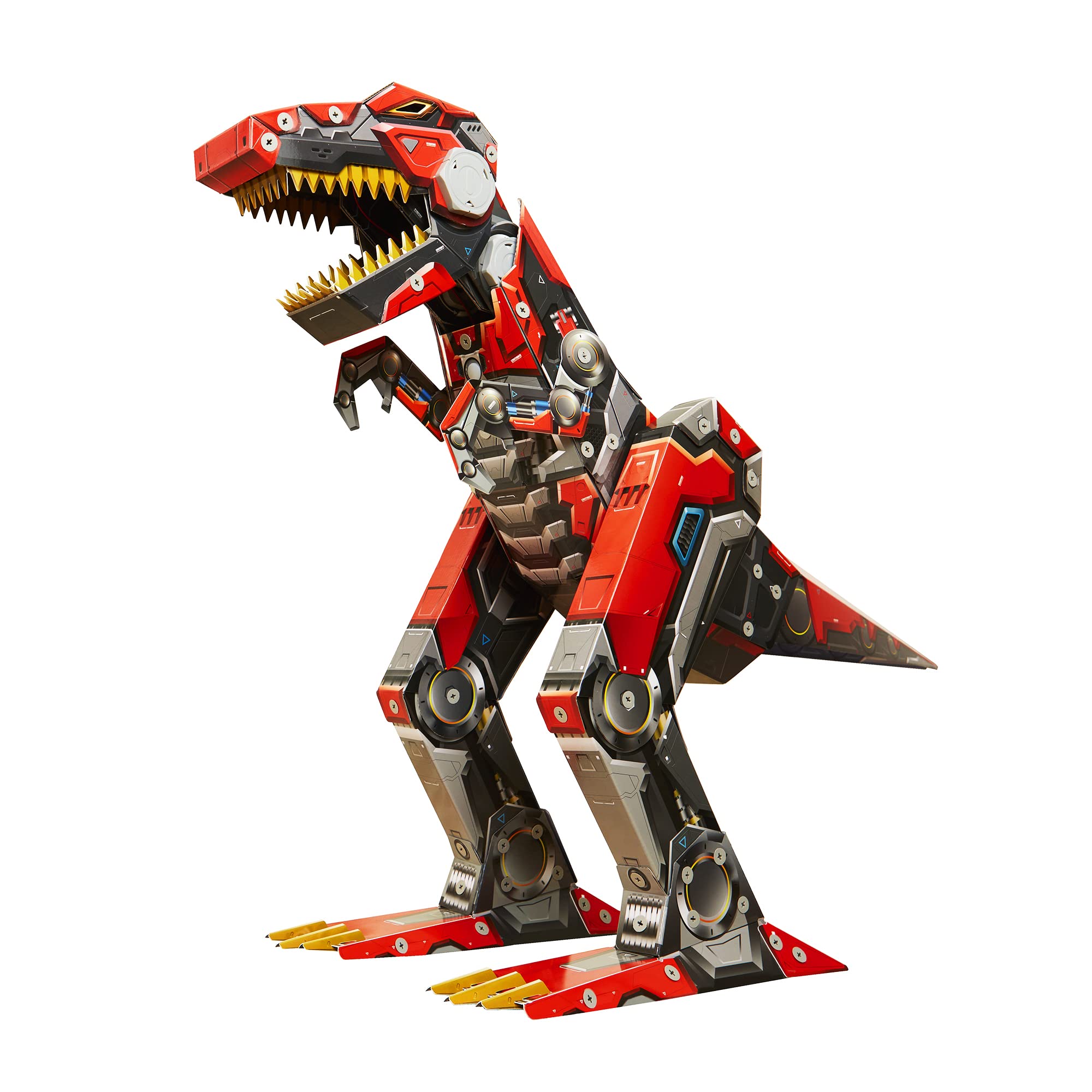 ROBO-MAX T-Rex | Construction Building Kit, 3' FT. Tall Dino Robot – STEM Toys for Kids Ages 7-12 and Up (250+ Pieces)