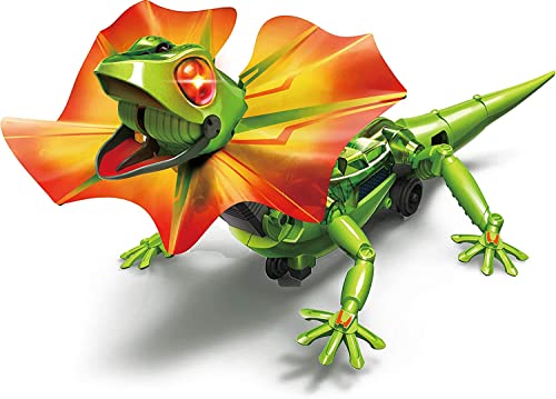 Elenco Teach Tech King Lizard, Interactive Lizard Robot Kit, STEM Creative Toys for Kids 10+ includes Assembly Parts