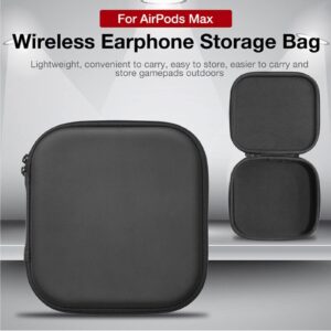 2023 Anti-Scratch Wireless Zipper Storage Bag Travel Carrying Case for AirPods Max