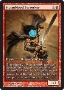 magic: the gathering - stormblood berserker - unique & misc. promos