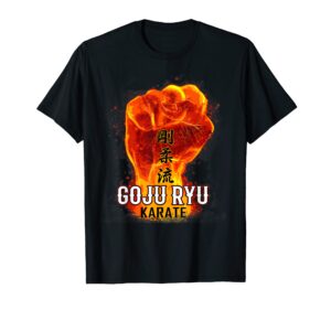 goju ryu fist t-shirt