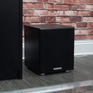 Rockville Rock Shaker 6.5" Inch Black 200w Powered Home Theater Subwoofer Sub