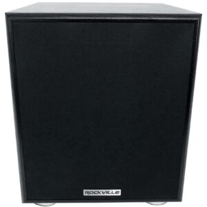 Rockville Rock Shaker 6.5" Inch Black 200w Powered Home Theater Subwoofer Sub