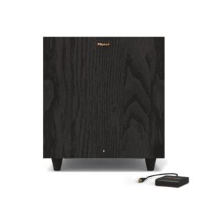 klipsch r-80swi 8-inch 150w wireless subwoofer with high performance driver for deep bass black