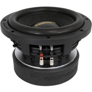 Rockville Punisher 10D1 10" 5000w Peak Competition Car Audio Subwoofer Dual 1-Ohm Sub 1250w RMS CEA Rated, Black