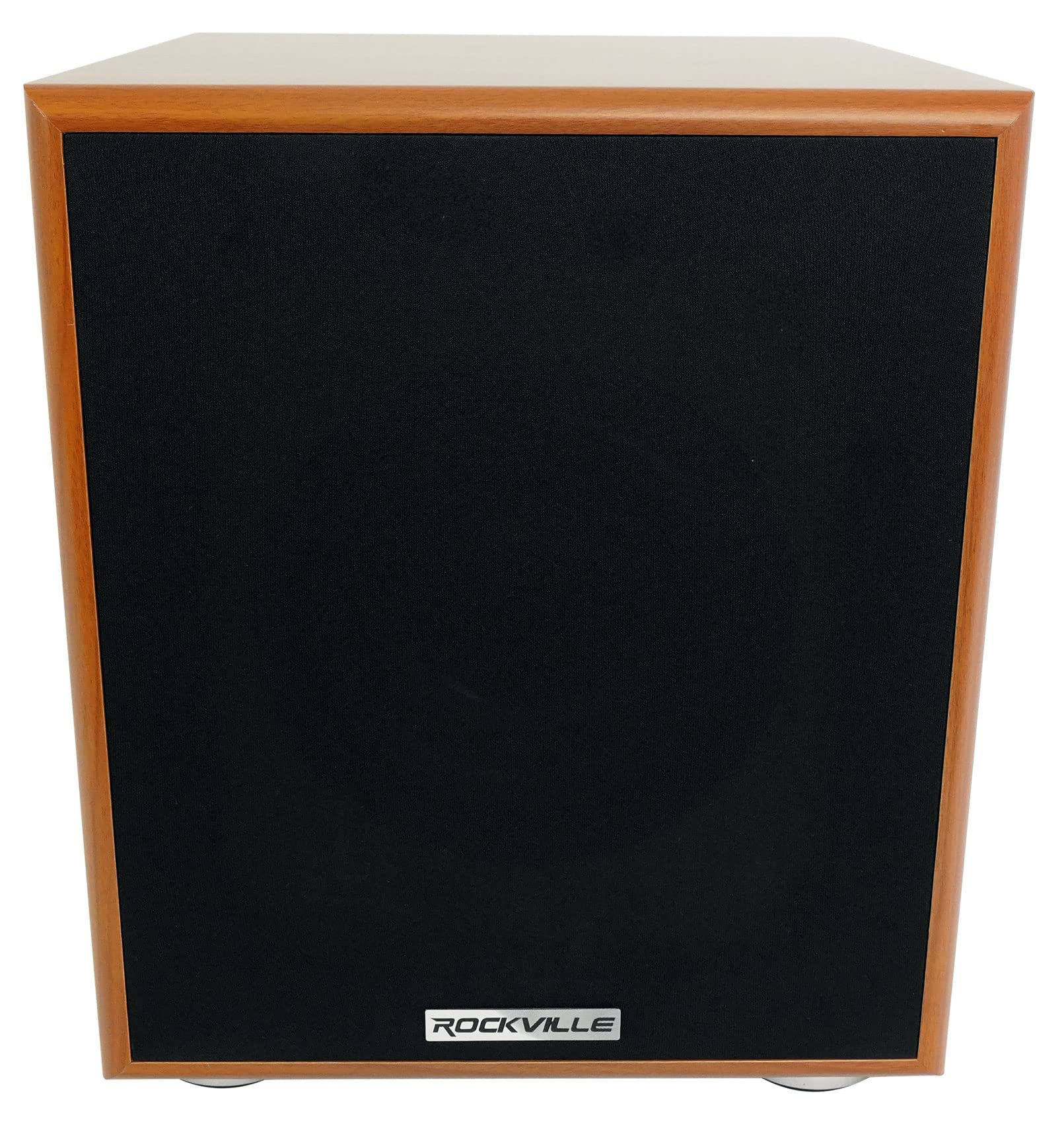 Rockville Rock Shaker 6.5" Inch Wood 200w Powered Home Theater Subwoofer Sub