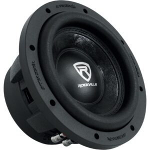 Rockville W8K6D2 V2 8" 1400w Peak Car Stereo Subwoofer Dual 2-Ohm Sub 350w RMS