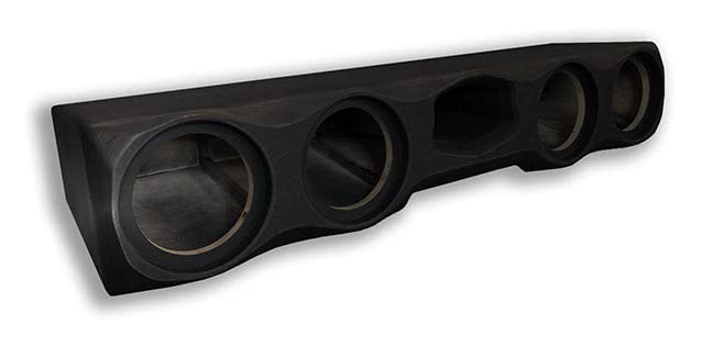 Gately Audio - GM CREWCAB 08-18 4X 8 SUBWOOFER Enclosure W/Billet SEAT Lift