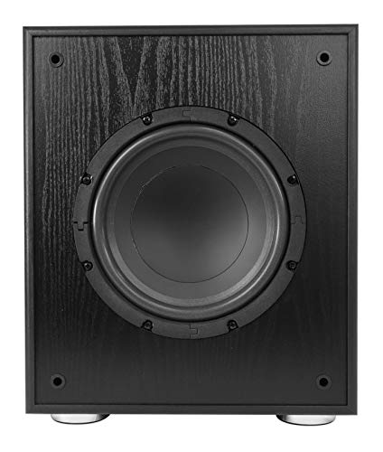 Rockville Rock Shaker 8" Inch Black 400w Powered Home Theater Subwoofer Sub