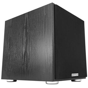 Rockville Rock Shaker 8" Inch Black 400w Powered Home Theater Subwoofer Sub