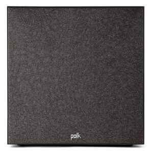 Polk Monitor XT12 Powered Sub - 12" Dynamic Balanced Woofer & 100W Class A/B Amplifier, Low-Resonance MDF Cabinet & Removable Grille, Dolby Atmos & DTS:X Compatible, Midnight Black