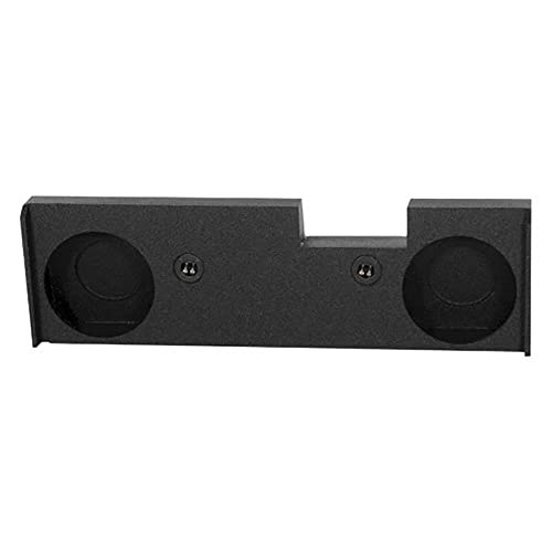 Q Power QBGMC1220144DR Dual 12" Subwoofer Enclosure Box for 2014-2016 Chevy Silverado and GMC Sierra Crew Cab Trucks