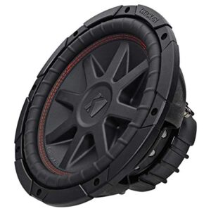 KICKER CompVR 10-Inch (25cm) Subwoofer, DVC, 4-Ohm, 350W