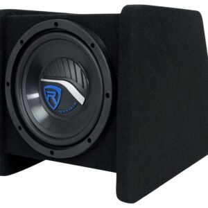 Rockville RV8P 8" 400w Car Audio Subwoofer in Vented Sub Enclosure Box - 4 Ohm,Black