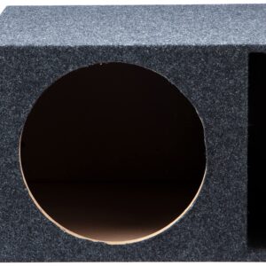 American Sound Connection Car Audio Single 12" Vented Subwoofer Stereo Sub Box Ported Enclosure 5/8" MDF