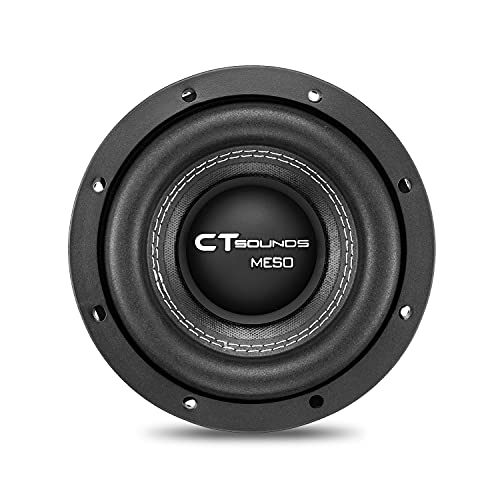 CT Sounds Meso-6.5-D4 6.5 Inch Car Subwoofer Dual 4 Ohm, 800 Watts Max