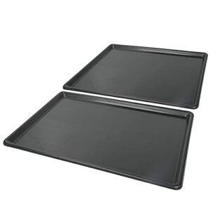 confote 2 pcs 27 x 20.7 inch replacement tray for dog crate pans plastic bottom for pet cages crates kennels dogs cat rabbit ferret critter