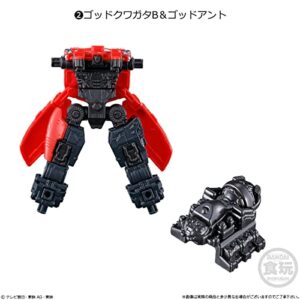 Bandai Shokugan Super Mini PLA Ohsama Sentai King-Ohger Shugod Gattai Series 01 King Ohger Set