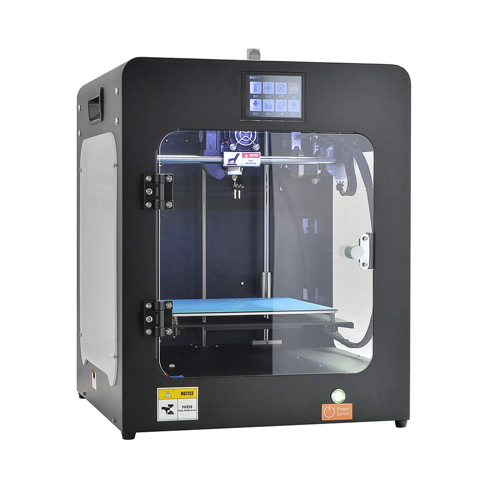 HUAFAST 3D Printer HS-Mini S High Resolution Enclosed Industrial Large Size 200x200x200mm Build Area Support 1.75mm PLA ABS PETG Wood TPU Flexible Filament for School Education Family Maker DIY Liker