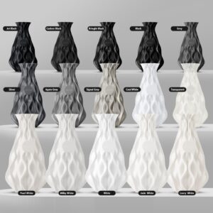 ERYONE PLA Filament 1.75mm, 3D Printer Filament PLA +/- 0.03mm, 1kg(2.2lbs)/Spool, White