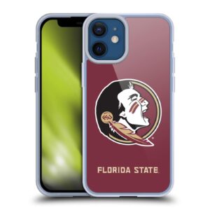 head case designs officially licensed florida state university fsu plain soft gel case compatible with apple iphone 12 mini