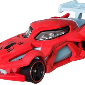 Hot Wheels Marvel Spider-Man Toy Cars 5-Pack in 1:64 Scale, Set of 5: Spider-Man, Proto-Suit Spider-Man, Miles Morales, Spider-Gwen & Venom