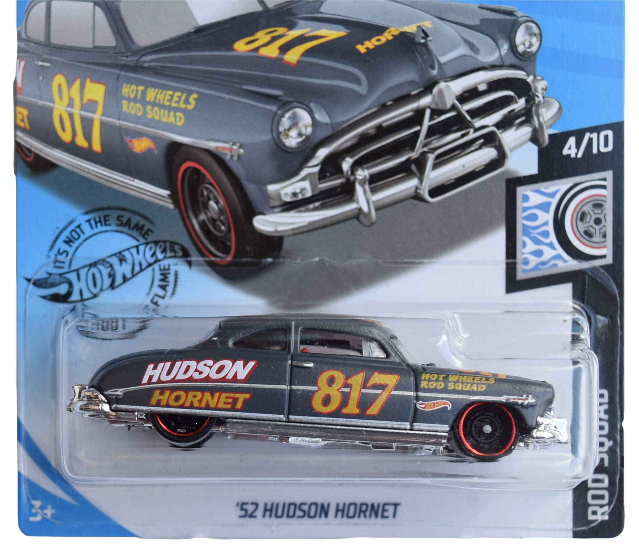 Hot Wheels Rod Squad 4/10 '52 Hudson Hornet 140/250, Gray