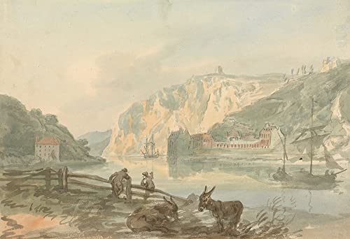 ArtDirect Hotwells from Rownham Ferry 48x33 UnFramed Museum Art Print Poster Ready for Framing by Nicholas Pocock (English, 1740-1821)