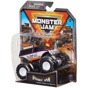 Monster Jam 2022 Spin Master 1:64 Diecast Truck with Bonus Accessory: Danger Divas Boogey Van