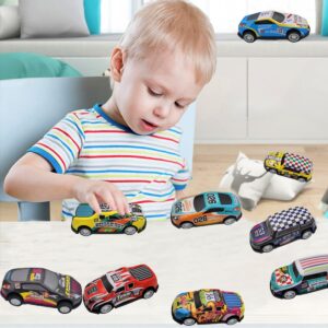 SeeuFun 36 Pack 2.7Inch Pull Back Racing Cars Die cast Race Car Vehicles Play-Set, Friction Powered Vehicles Toys for Boys and Girls Colors Random