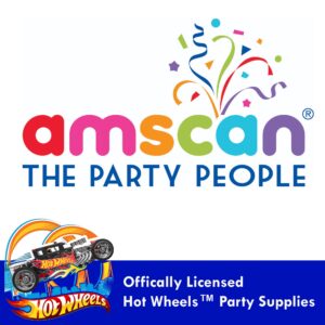 Hot Wheels Party Supplies Bundle with Luncheon Plates, Dessert Plates and Napkins for 8 Guests