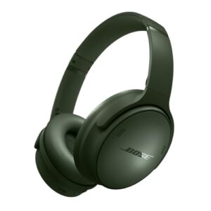 bose quietcomfort wireless noise cancelling headphones, bluetooth over ear headphones with up to 24 hours of battery life, cypress green - limited edition color