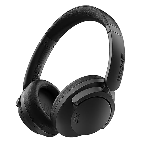 1MORE SonoFlow SE Active Noise Cancelling Wireless Headphones, Over Ear Bluetooth Headphones with DLC Dynamic Driver, 70H Playtime, Clear Calls, Custom EQ via app