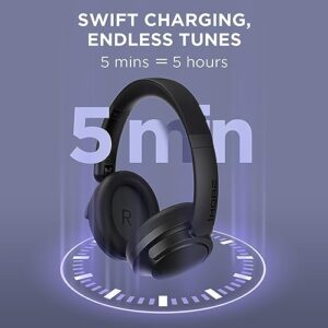 1MORE SonoFlow SE Active Noise Cancelling Wireless Headphones, Over Ear Bluetooth Headphones with DLC Dynamic Driver, 70H Playtime, Clear Calls, Custom EQ via app