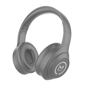 morpheus 360 comfort plus wireless over-ear headphones - bluetooth headset with microphone - 10h playtime - hp6500g (grey)