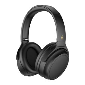 edifier wh700nb active noise cancelling headphones - 68h playtime - ai call noise cancellation - dual device connection - lightweight & foldable design - fast charge - bluetooth 5.3 - black