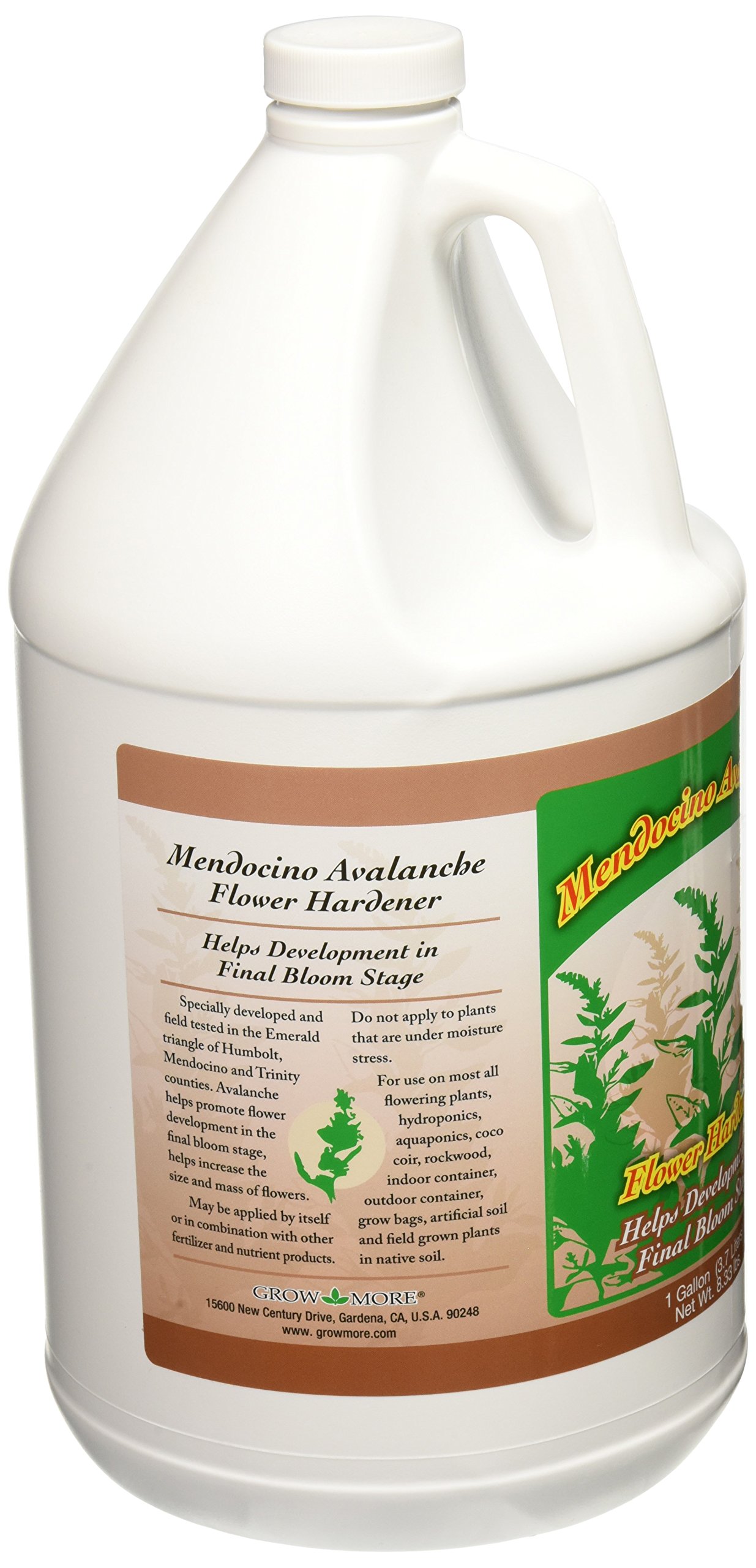 Grow More HGC721625 Mendocino Avalanche Hydroponic Nutrient Fertilizer, 1 Gallon