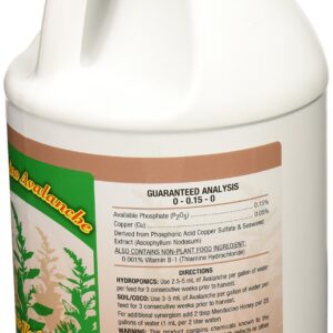 Grow More HGC721625 Mendocino Avalanche Hydroponic Nutrient Fertilizer, 1 Gallon