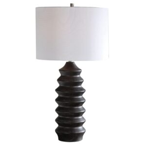 uttermost mendocino - 1 light modern table lamp - 16 inches wide by 16 inches deep