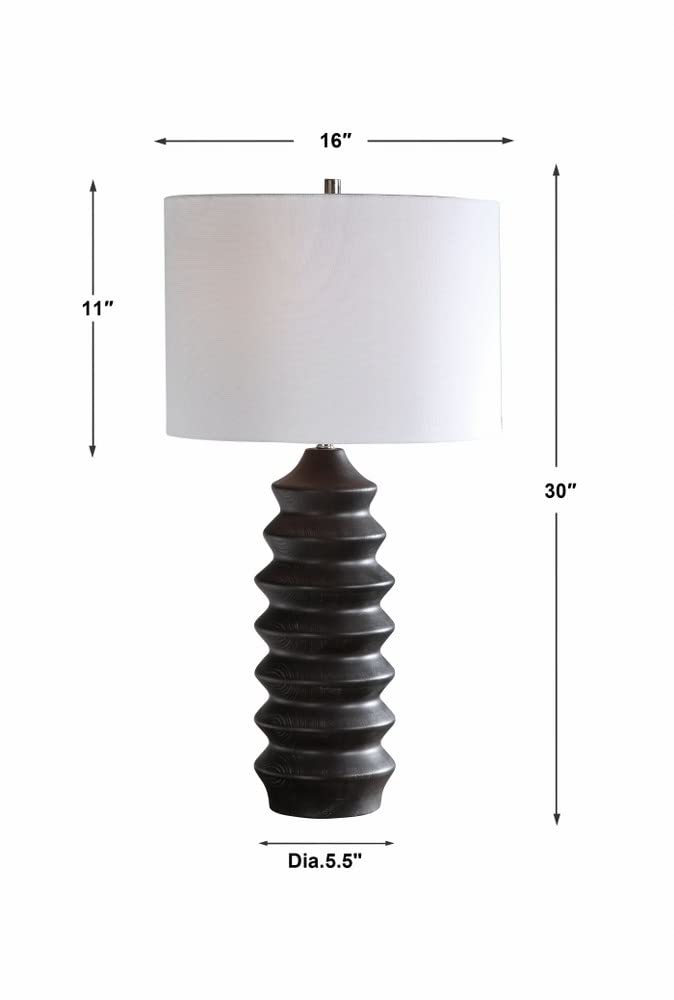 Uttermost Mendocino - 1 Light Modern Table Lamp - 16 inches Wide by 16 inches deep