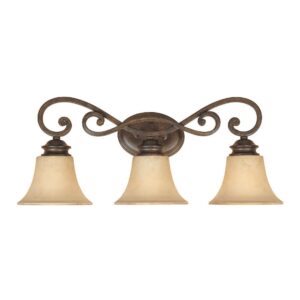 designers fountain 81803-fsn mendocino 3 bathroom vanity light fixture, 7.75